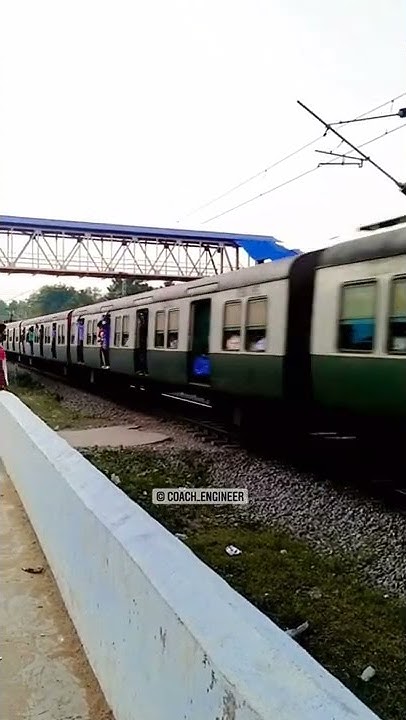 Chennai Central - Arakkonam Fast EMU | #emutrain #chennaitrain #indianrailways #shorts #chennai ...