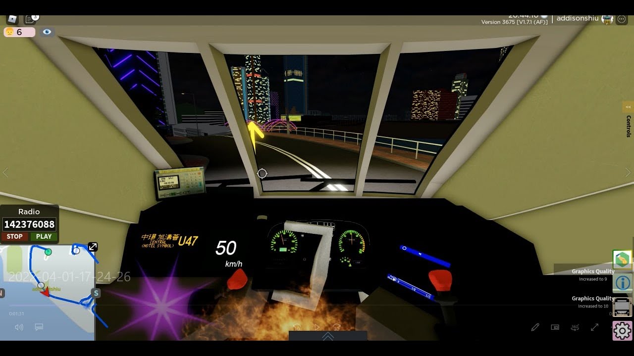 Driving TRR train on road POV - Roblox Sunshine Islands Route U47 - YouTube