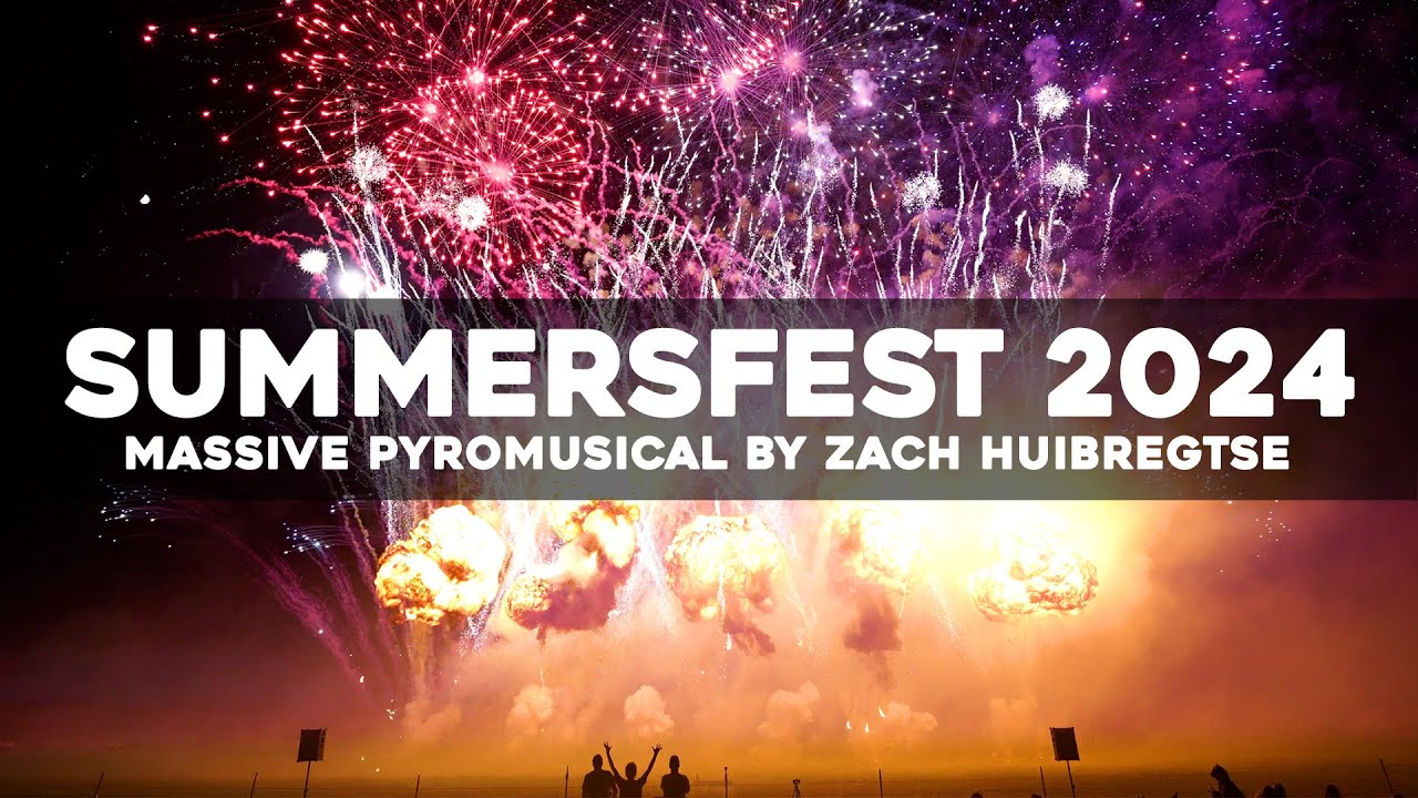 [4K] Summersfest 2024 - MASSIVE Pyromusical by Zach Huibregtse - YouTube