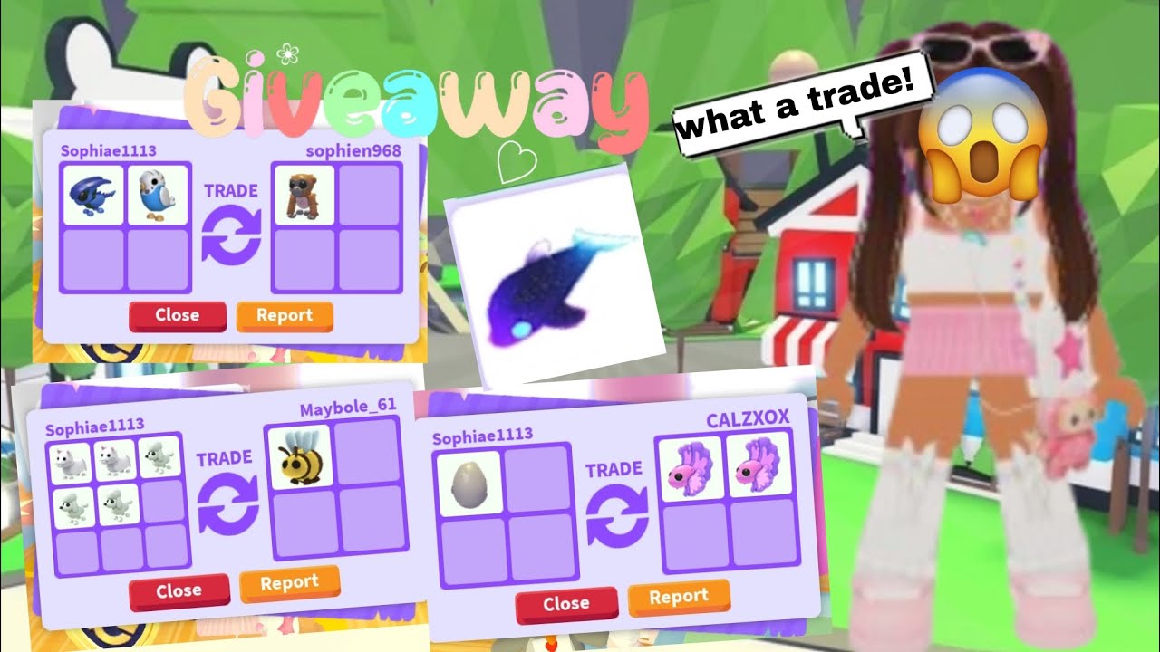 Trading random pets for any legendary pet! ( giveaway?!) #adoptme ...