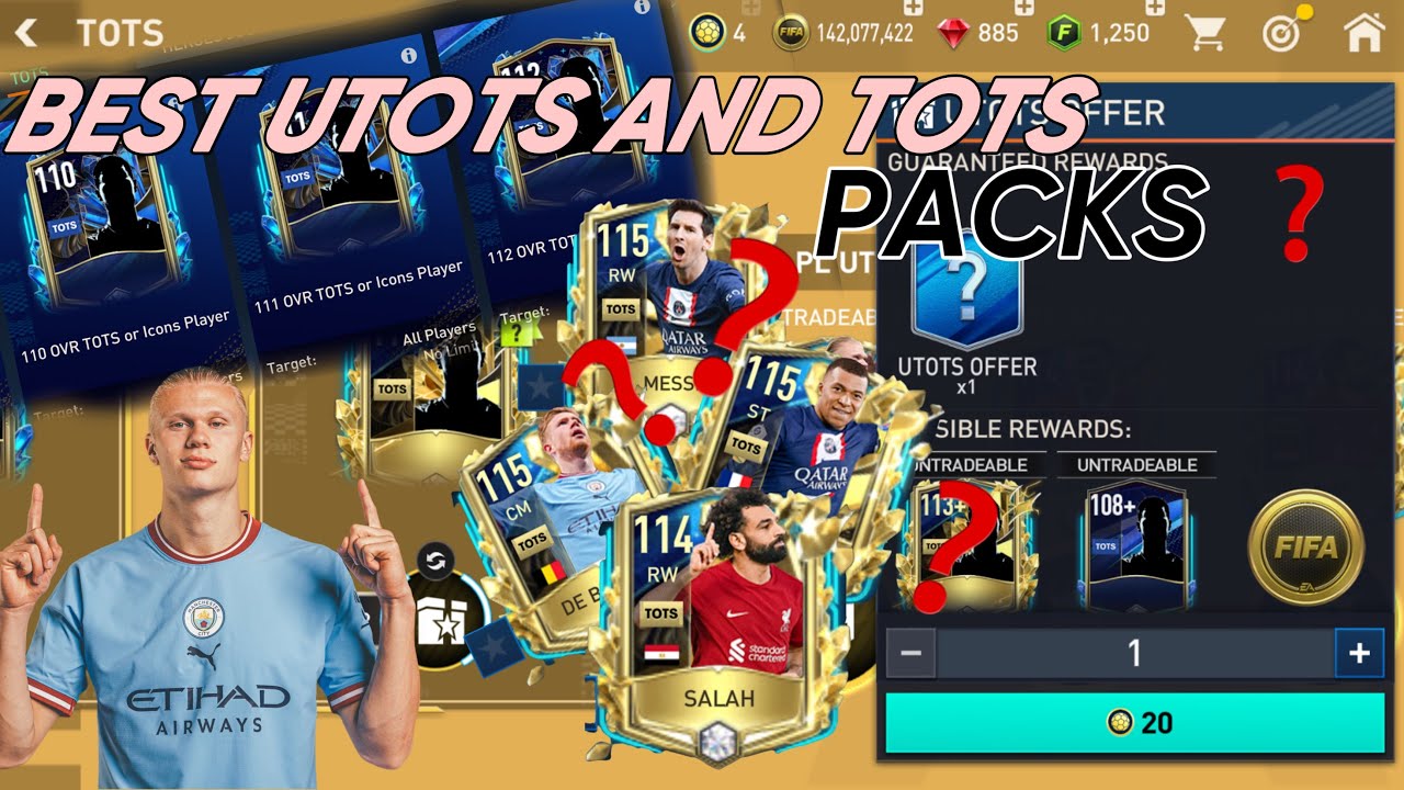 UTOTS🔥AND TOTS 🤑 PACKS IN FIFA MOBILE🥵 - YouTube