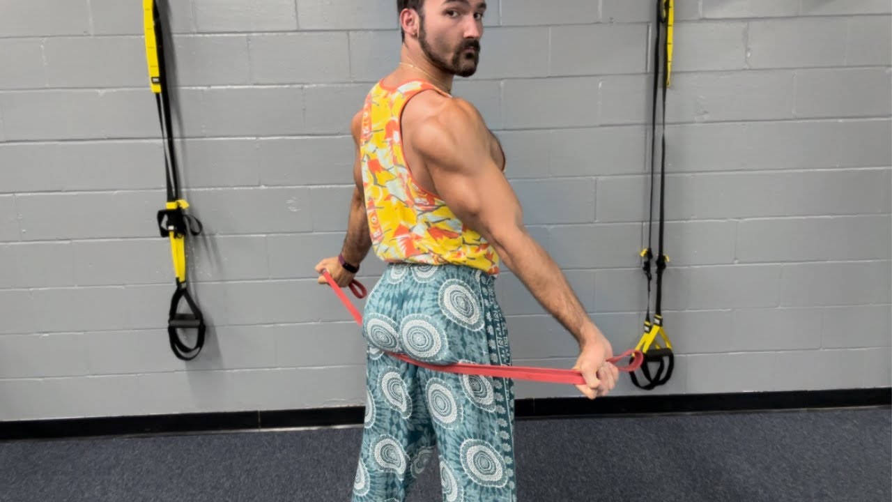 The GREATEST Shoulder Stretch - The "Over Under" - YouTube