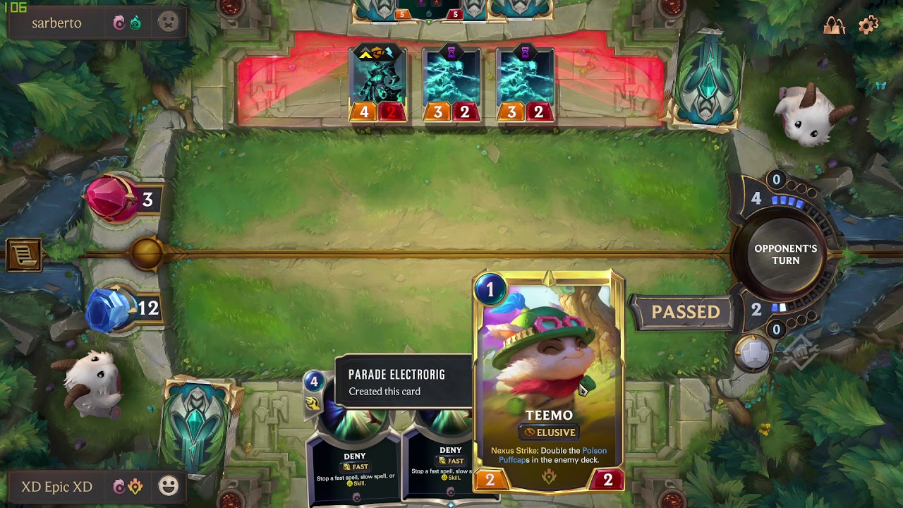Legends of Runeterra, teemo fun 2 - YouTube