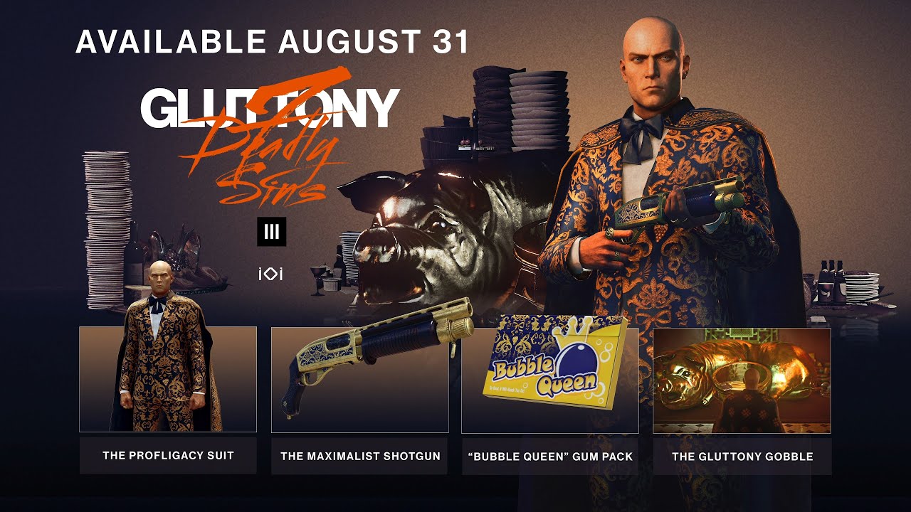 HITMAN 3 Seven Deadly Sins Act 5 Gluttony Announcement Trailer hitman-3-seven-deadly-sins-act-5-gluttony-announcement-trailer