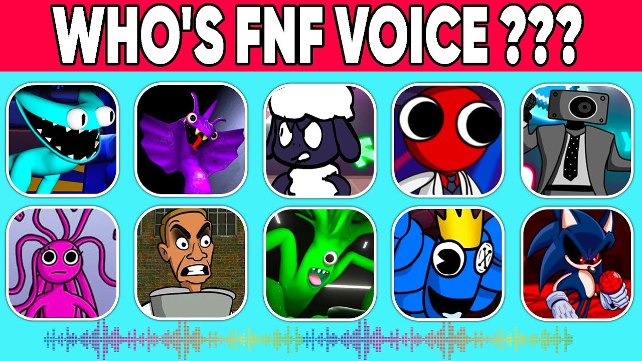 FNF - Guess Character by Their VOICE | Skibidi Mutant,Wooly, Skibidi ...