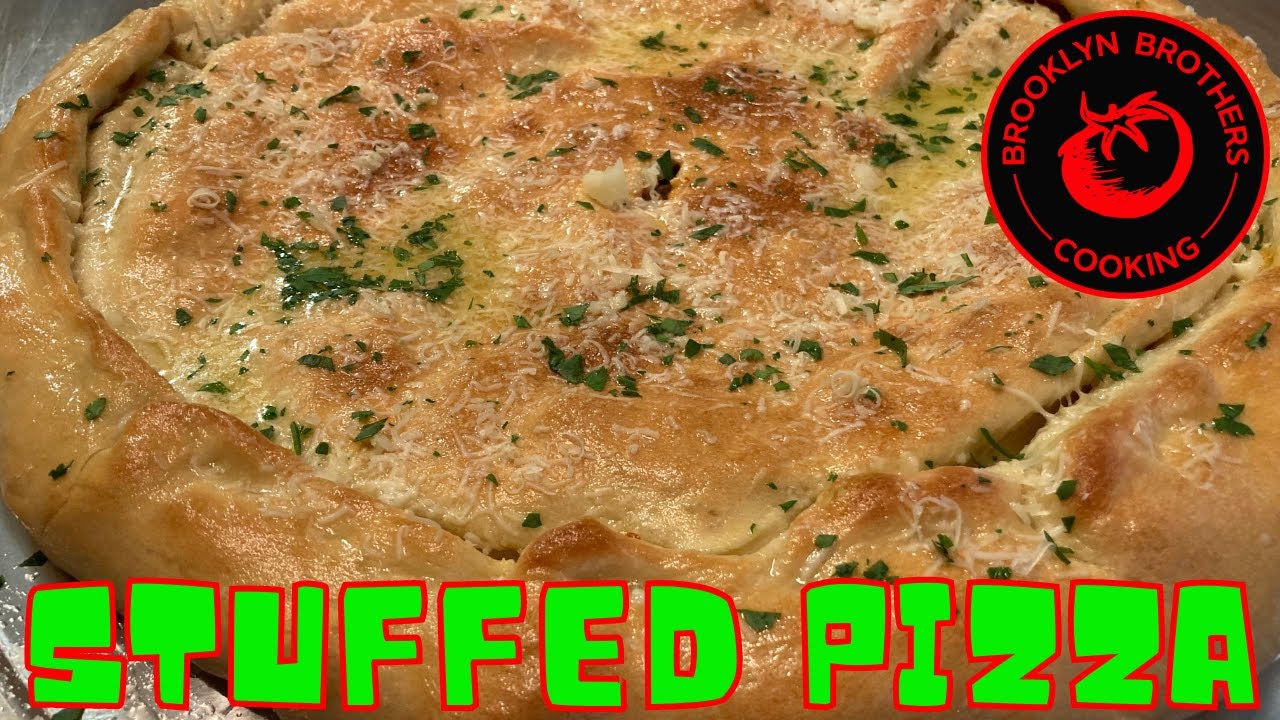 This Is NOT Deep Dish! [NY-Style Stuffed Pizza] - YouTube