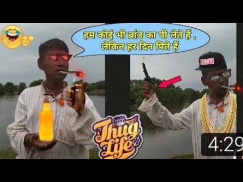 Duplicate lalu prasad Thug life 😎 Sharabi interview 🤣Savage reply of Sharabi 😂 Swag reply of sharabi