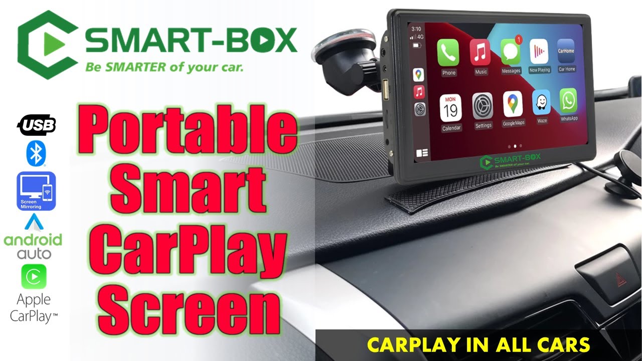 7'' Portable Car Screen SMART-BOX - REVIEW - YouTube