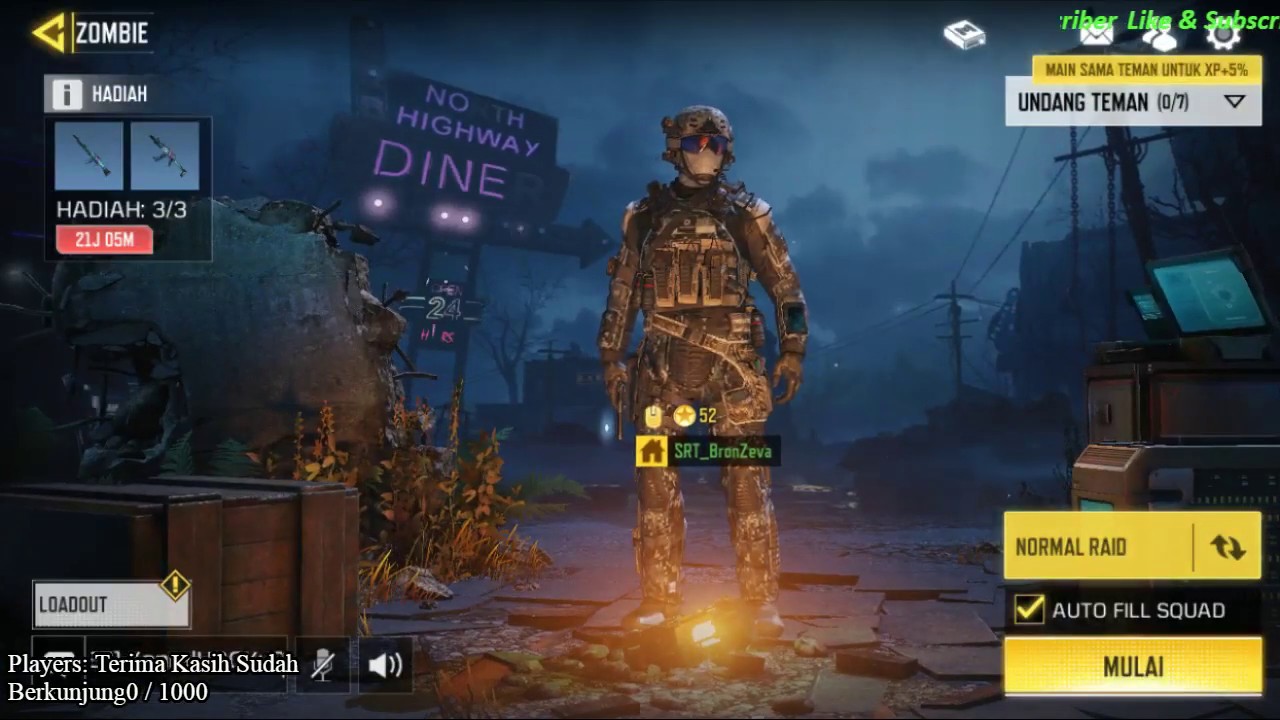 Mode Zombie Call of duty Mobile - YouTube