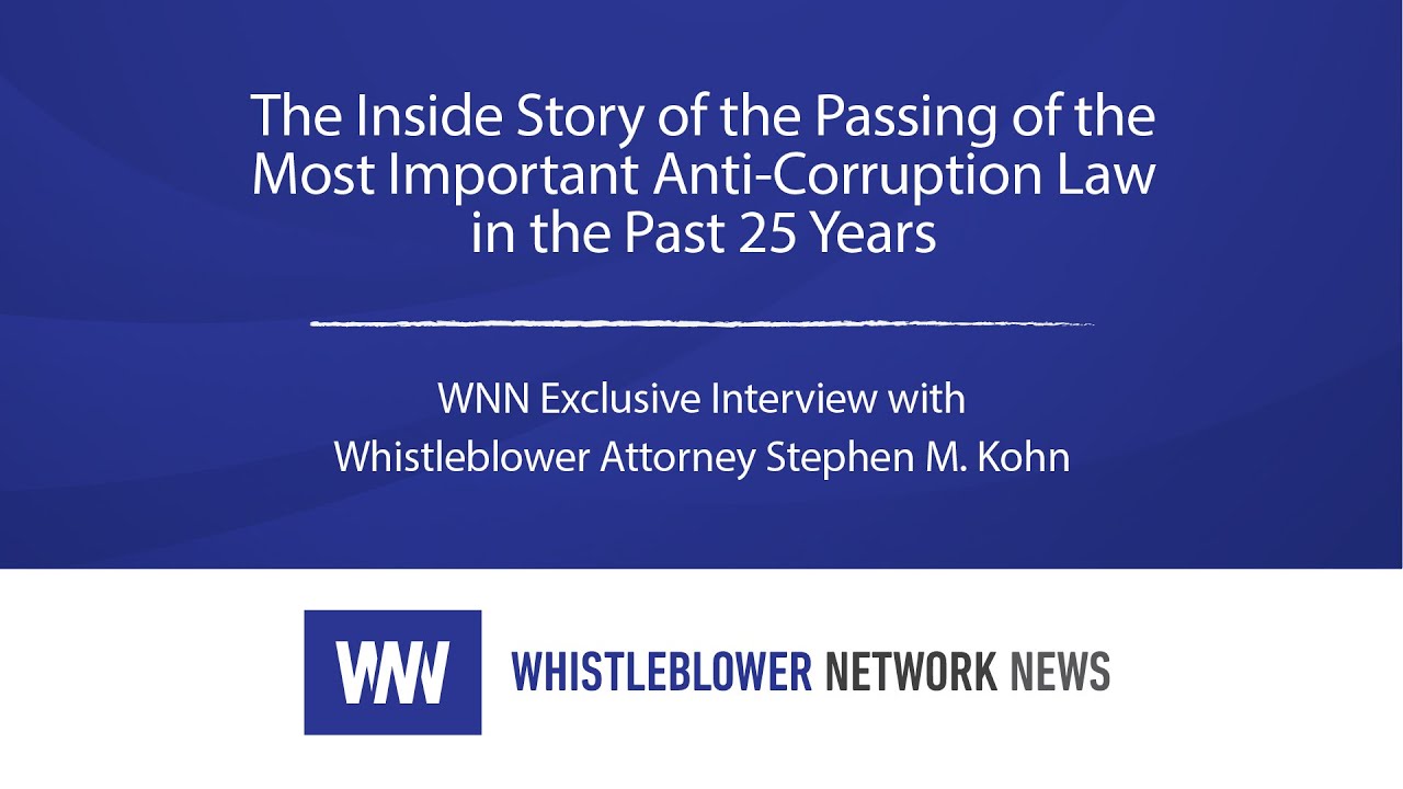 The Inside Story of Passing the Most Important Anti-Corruption Law in ...