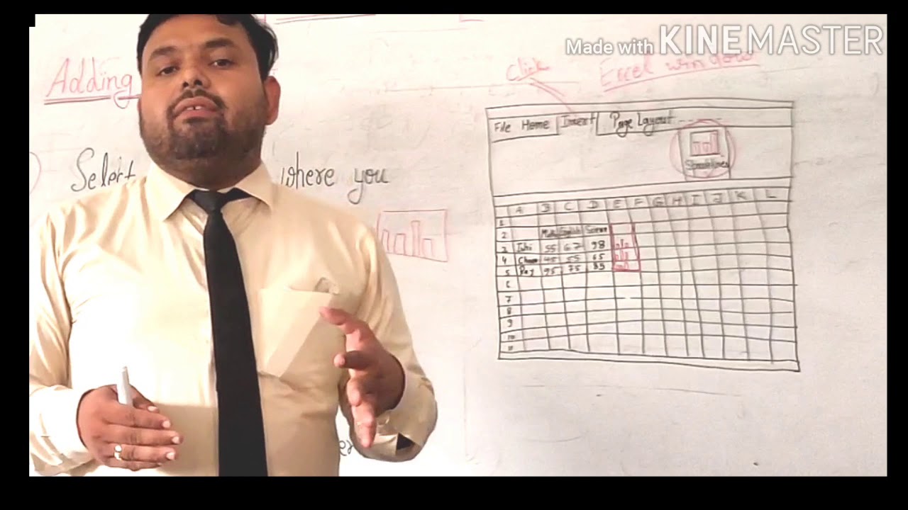 Class 7, Computer, Chapter-3(Charts in Excel) - YouTube