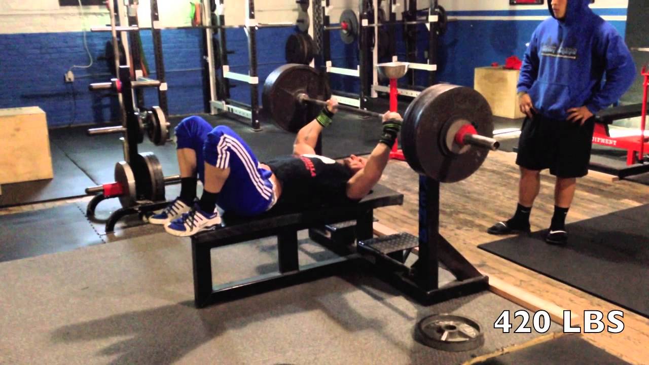 Jason Manenkoff (165 lb. weight class) Bench (Paused) 405,420,425 lbs ...