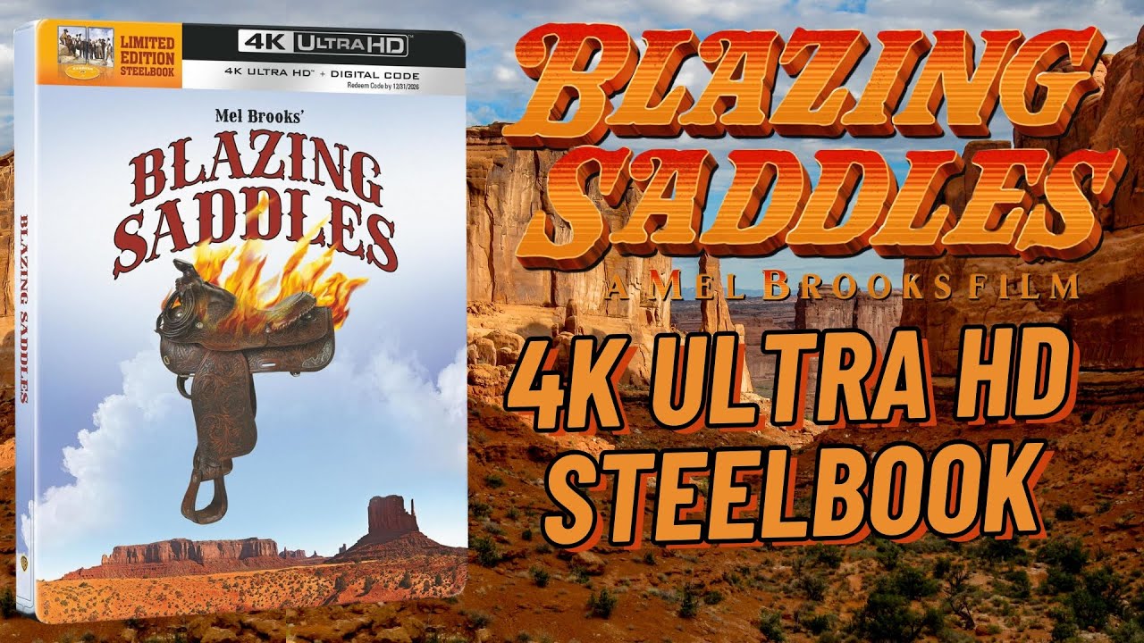 Blazing Saddles Limited Edition 4K Ultra HD Steelbook - YouTube