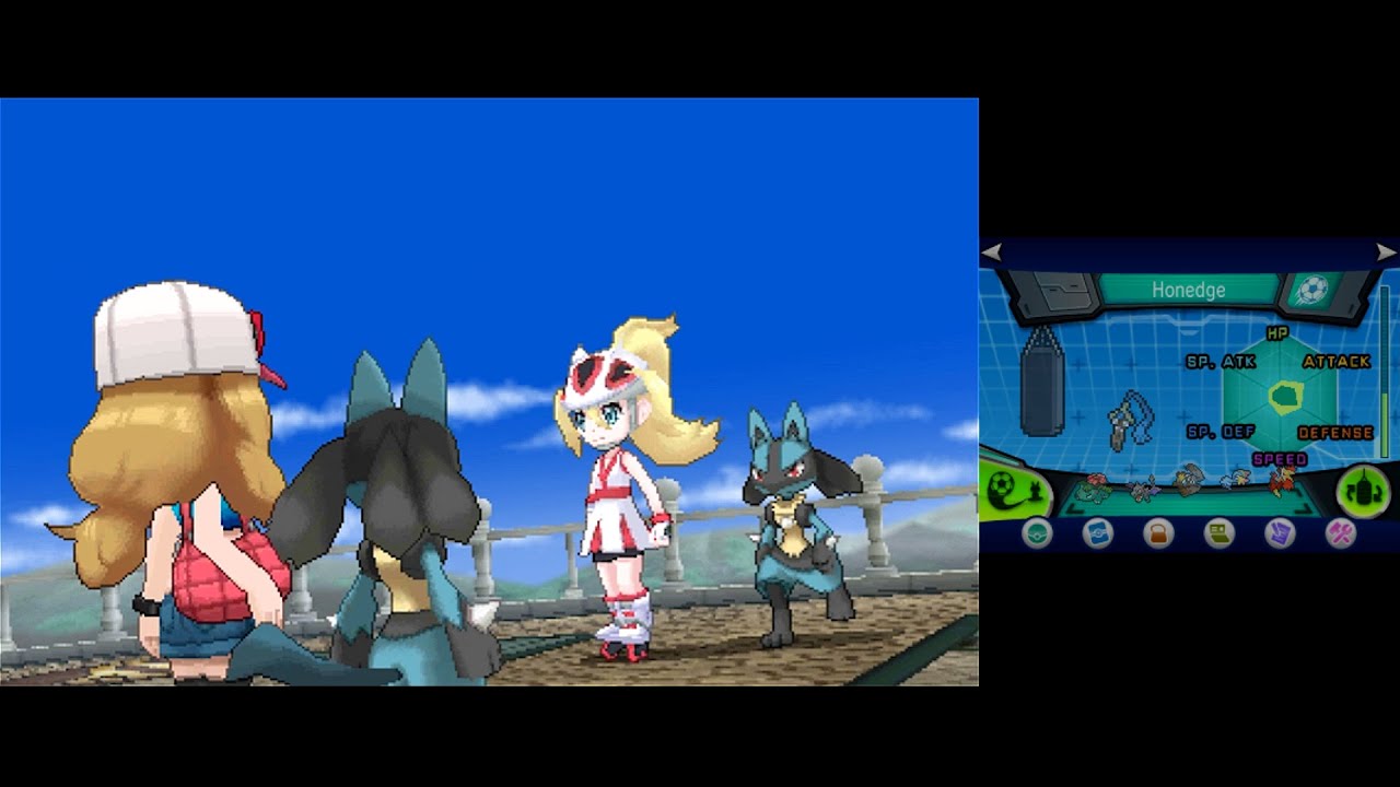 Pokémon X Part 17 The Evolution Fighter Vs Korrina No Commentary Youtube