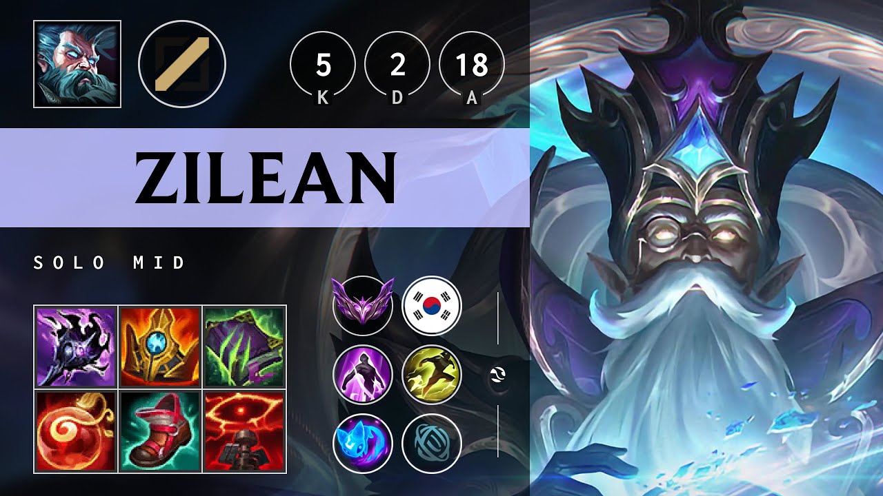 Zilean Mid vs Ryze - KR Master Patch 25.18 - YouTube