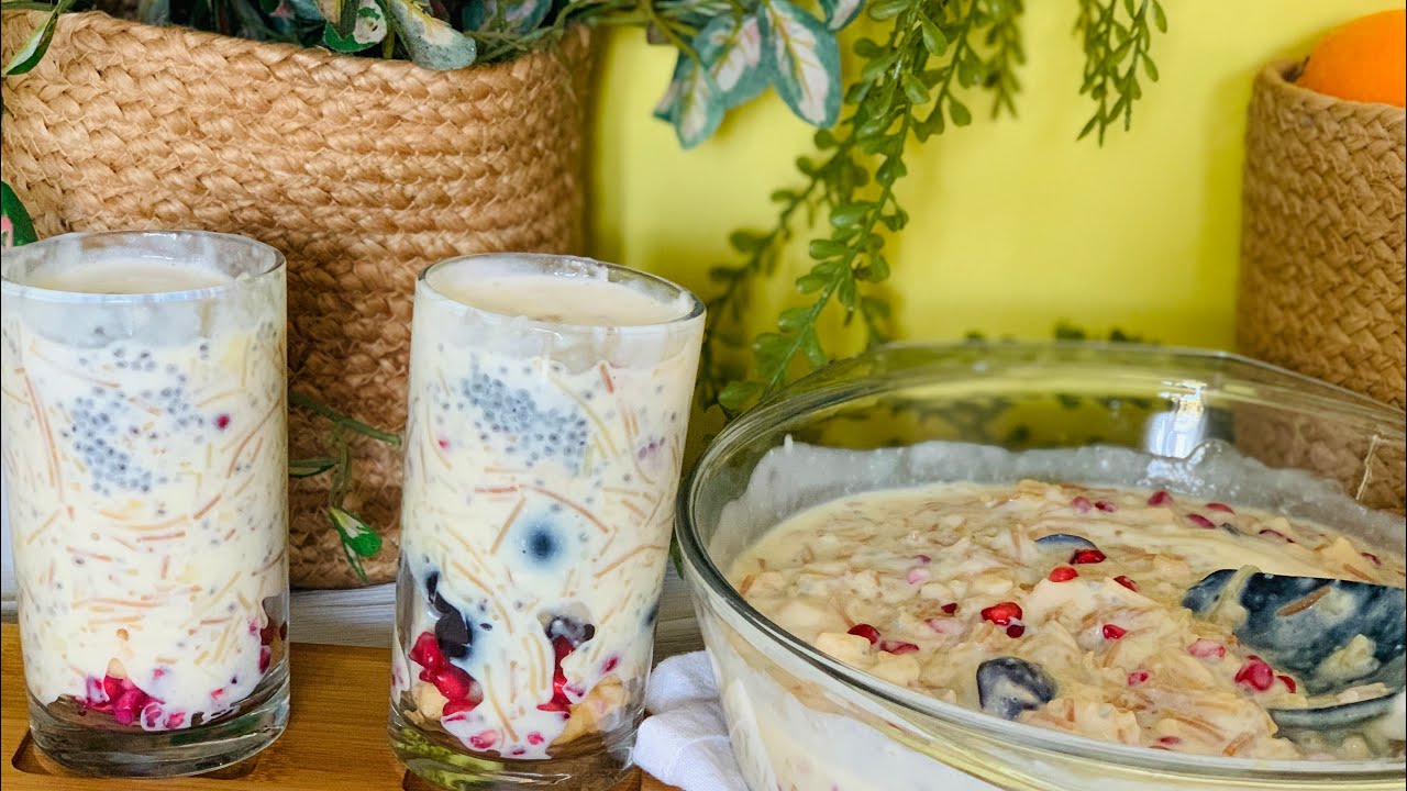 സേമിയ കസ്റ്റാർഡ് ഫലൂദ| vermicelli custard falooda| Easy drink|safa ...