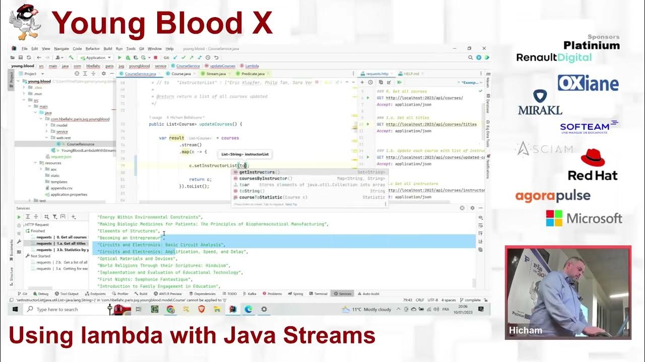 2023/01/10 - Young Blood X - Using lambda with Java Streams - YouTube