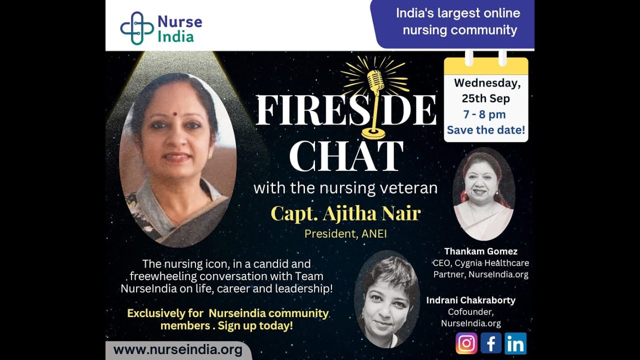 Fireside Chat Capt Ajitha Nair - YouTube