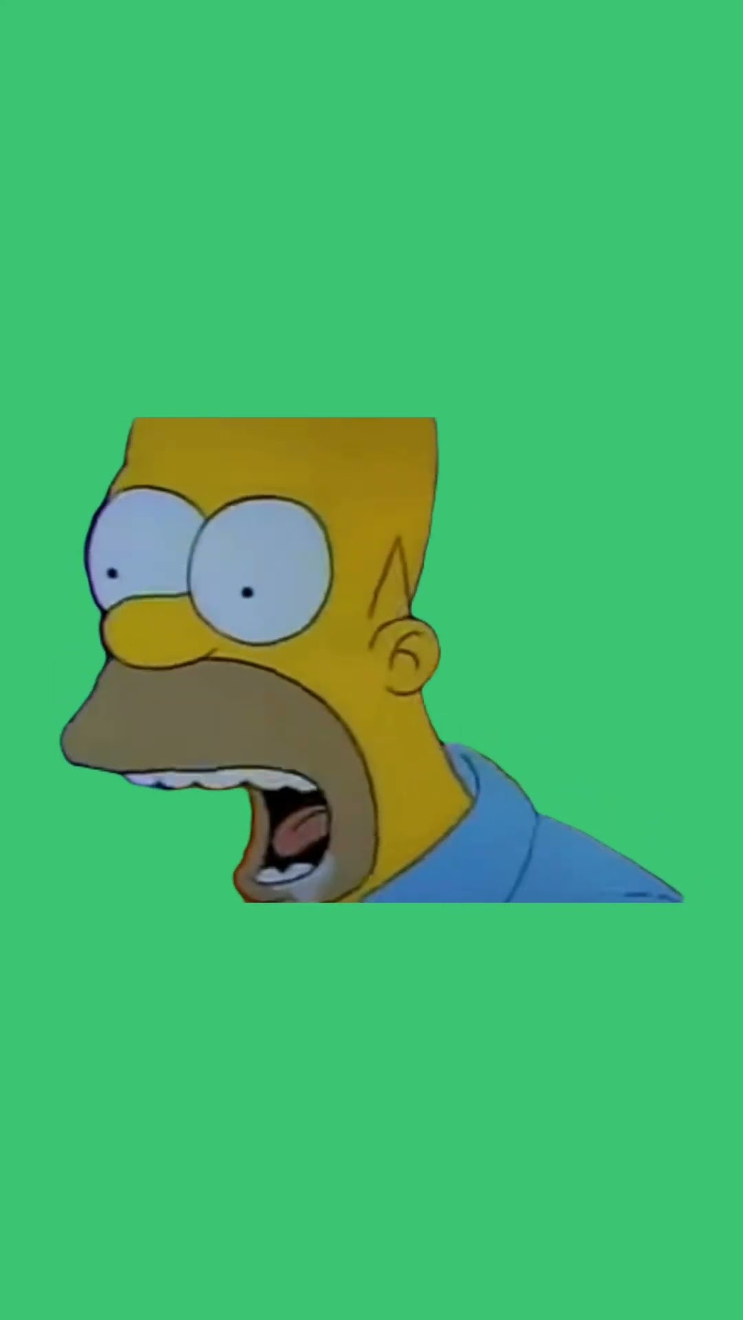 homer screaming green screen - YouTube