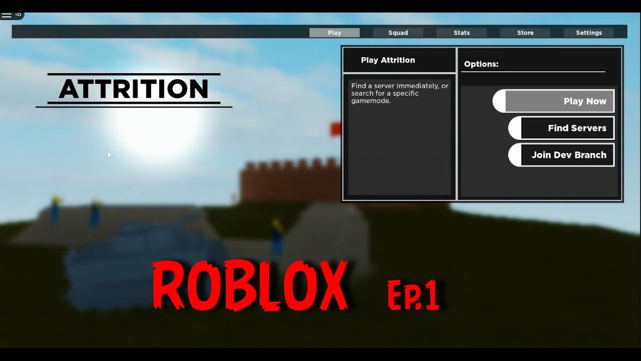 ROBLOX - Attrition. Человек с лопатой: упал, отжался, победил. Или как ...