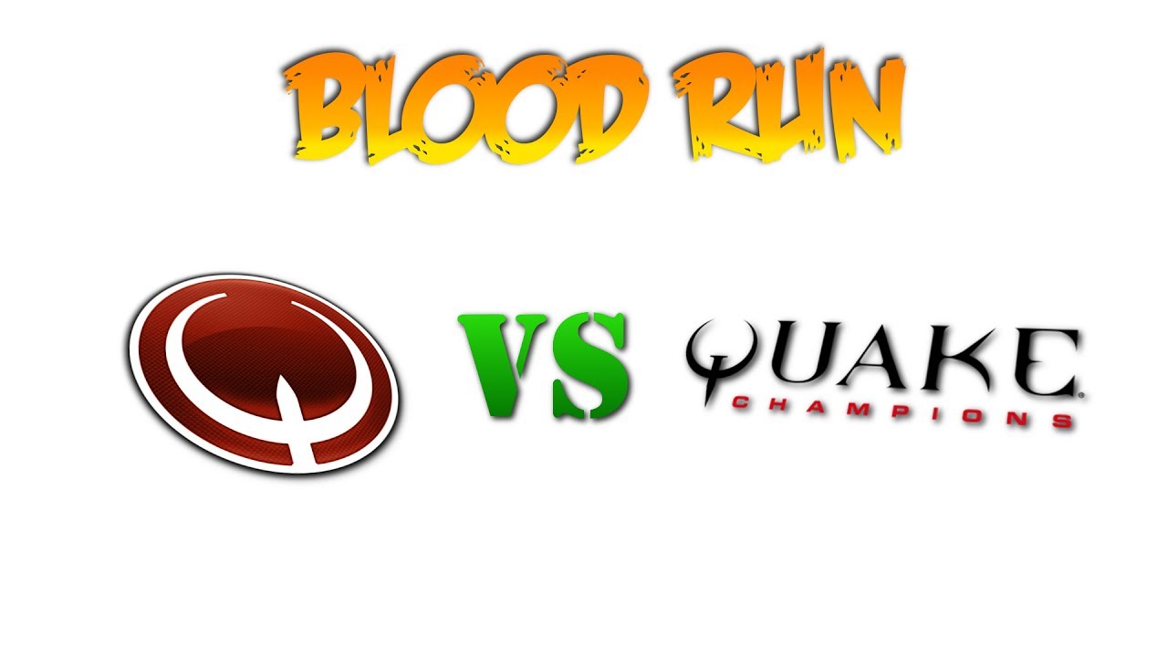 Quake's Blood Run Map Comparison! - YouTube