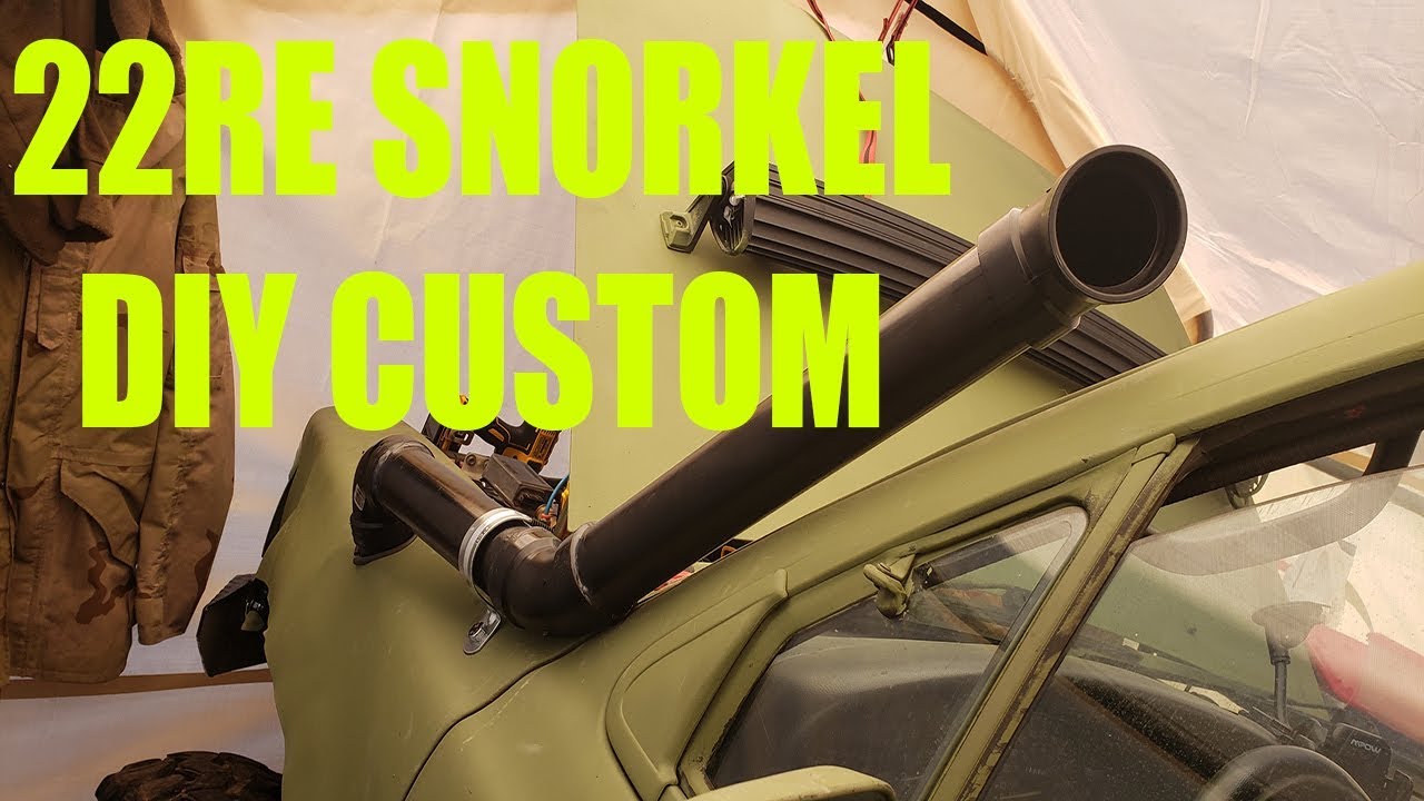 TOYOTA 22RE SNORKEL DIY INSTALL - YouTube