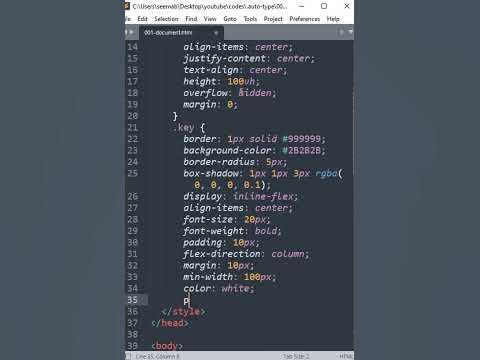 Event Keycodes | HTML CSS & JavaScript - YouTube
