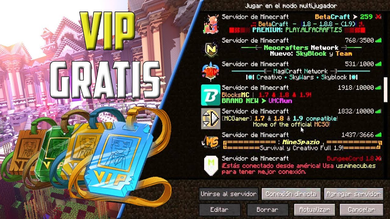 Como Tener Rango En Cualquier Servidor De Minecraft || 2020 [FUNCIONA ...