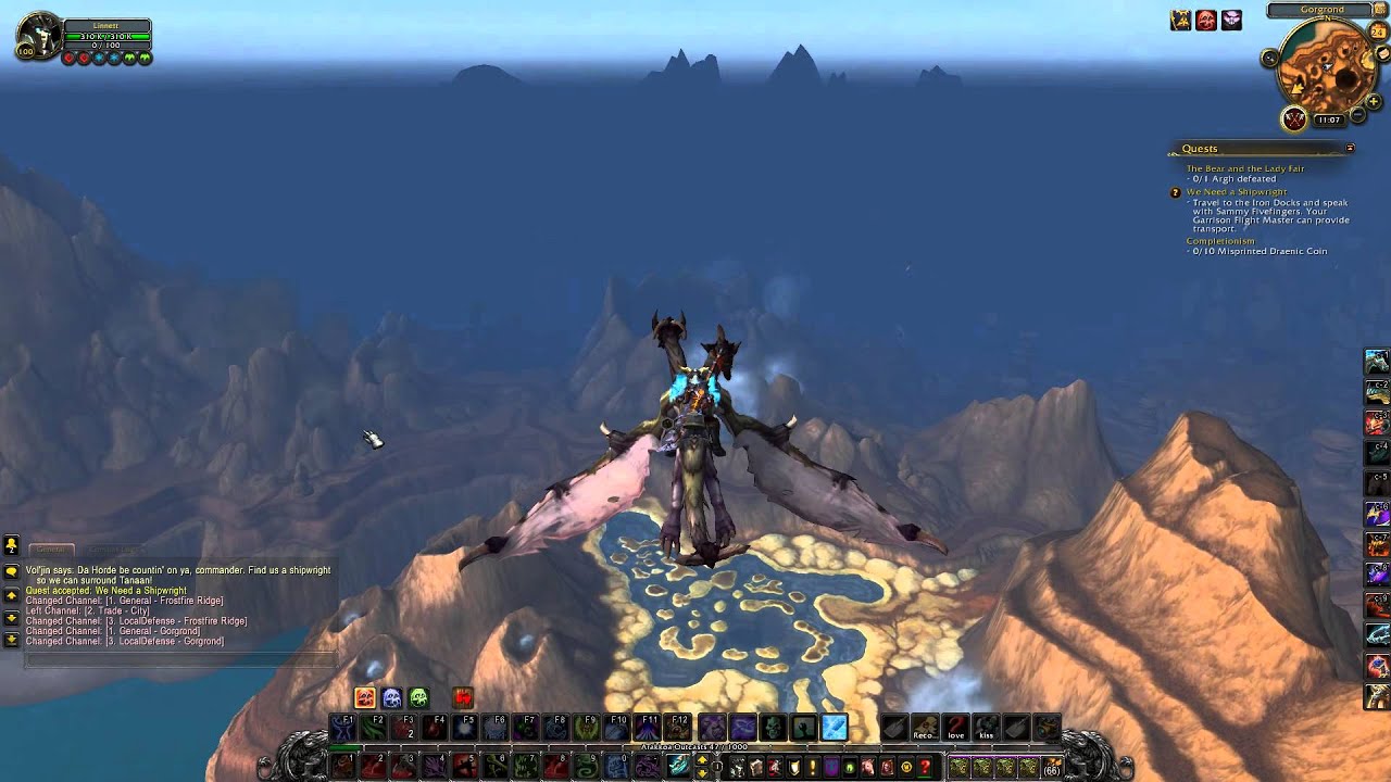 We Need a Shipwright quest playthrough - Draenor - YouTube