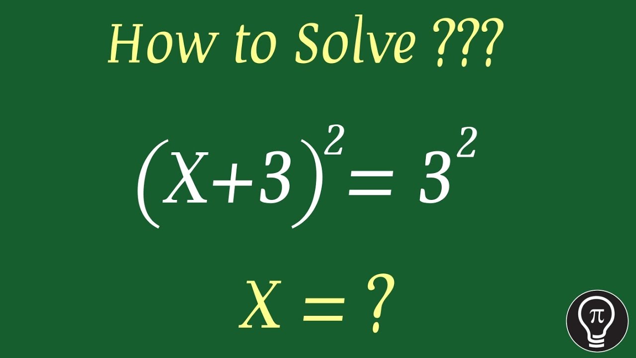 Nice Algebraic Question | Maths Olympiad | Solve for X ? - YouTube