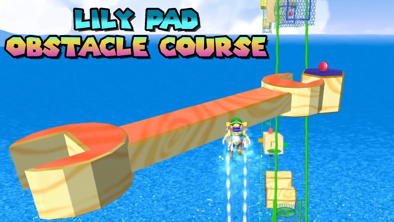 Super Mario Eclipse | Lily Pad Obstacle Course - YouTube