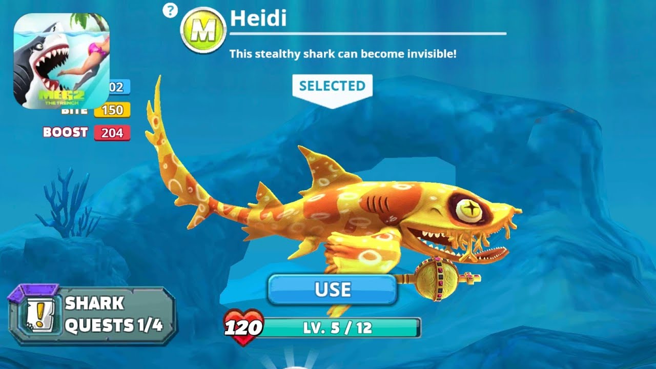 Hungry Shark World/Mobile Gameplay-Heidi-Part 9/Rabbis - YouTube