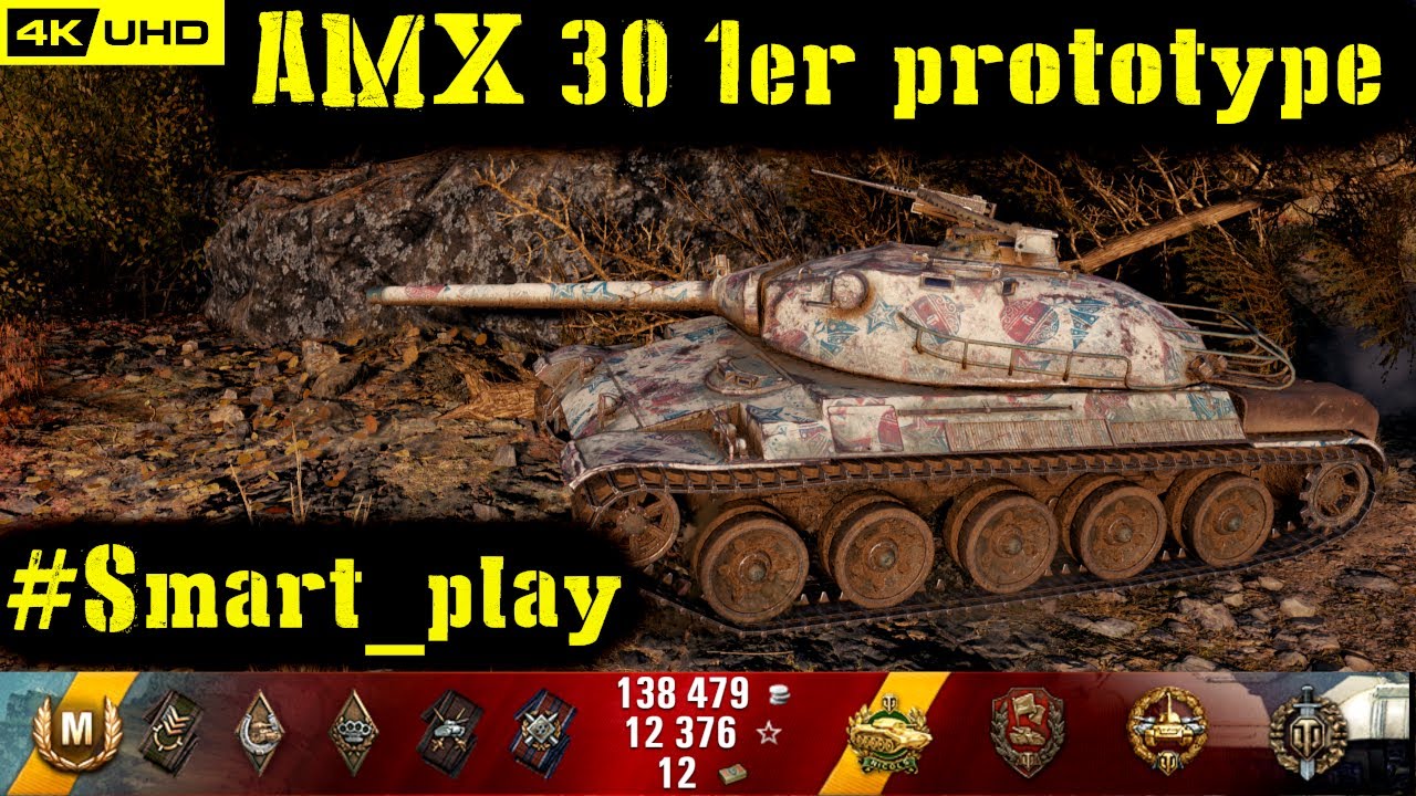 World Of Tanks Amx 30 1er Prototype Replay 6 Kills 7 9k Dmg Patch 1 7