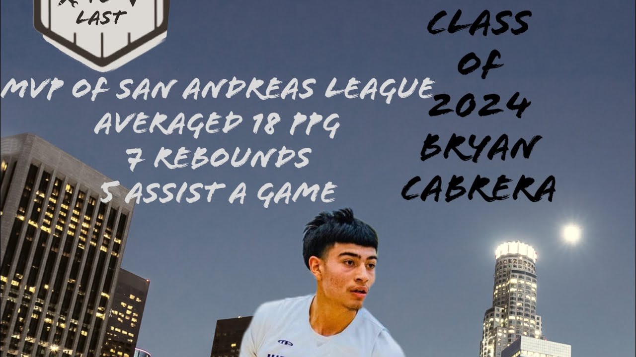 Bryan Cabrera class of 2024 spring and summer AAU live tournaments - YouTube