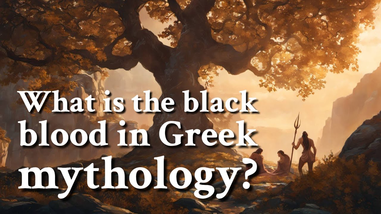 What is the black blood in Greek mythology? Greek Mythology Story - YouTube
