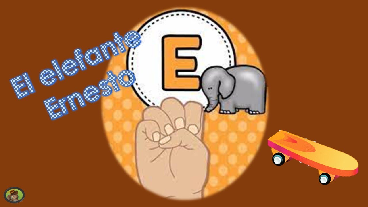 Cuento de la Vocal Ee El Elefante Ernesto - YouTube