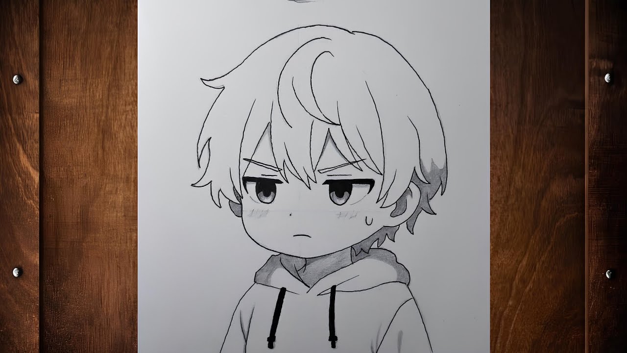 How to draw anime boy step by step | Easy drawing tutorial - YouTube