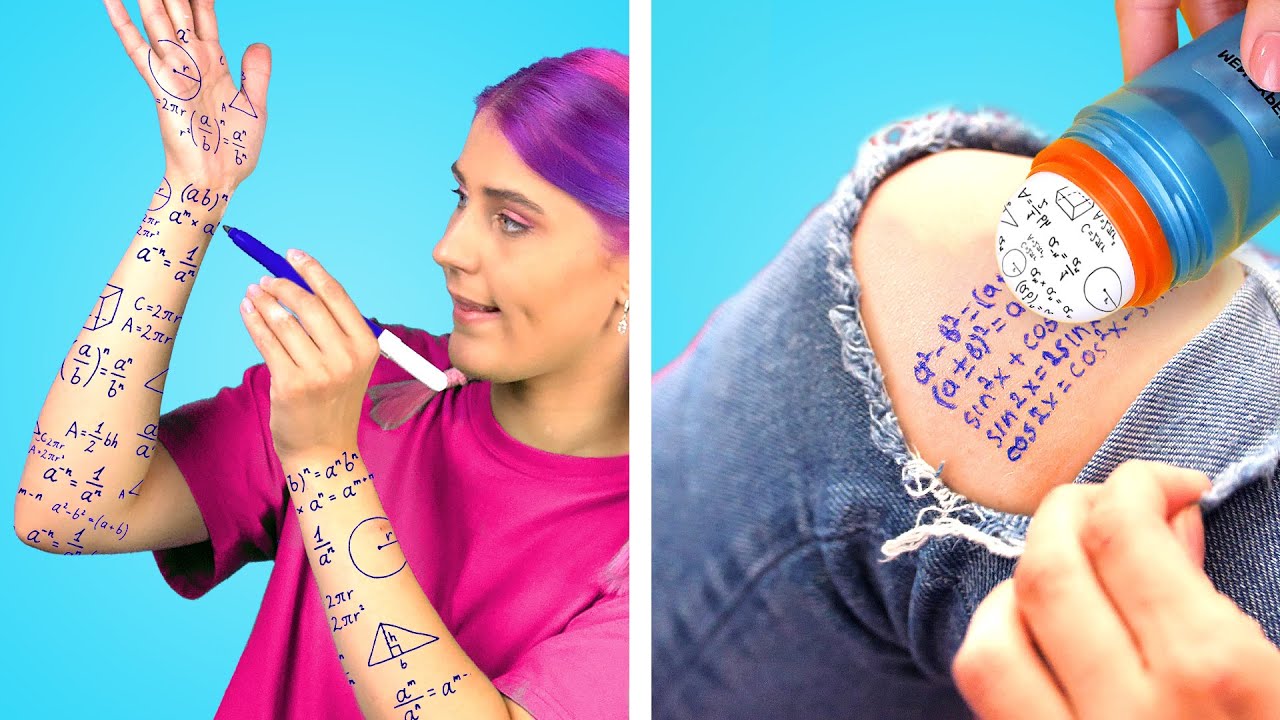 SCHOOL = COOL! 8 Back to School Supplies & DIY School Hacks - YouTube