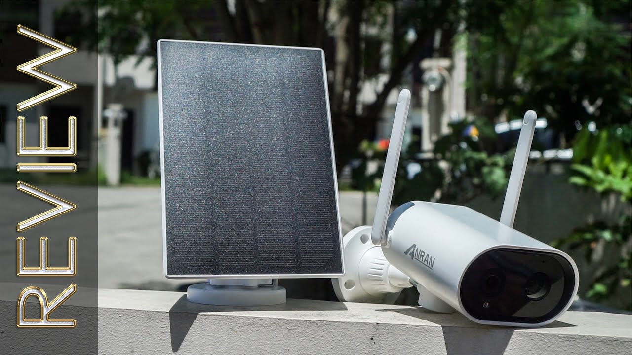 Anran Auto Pan Battery Powered Security Camera with Solar Panel Review ...