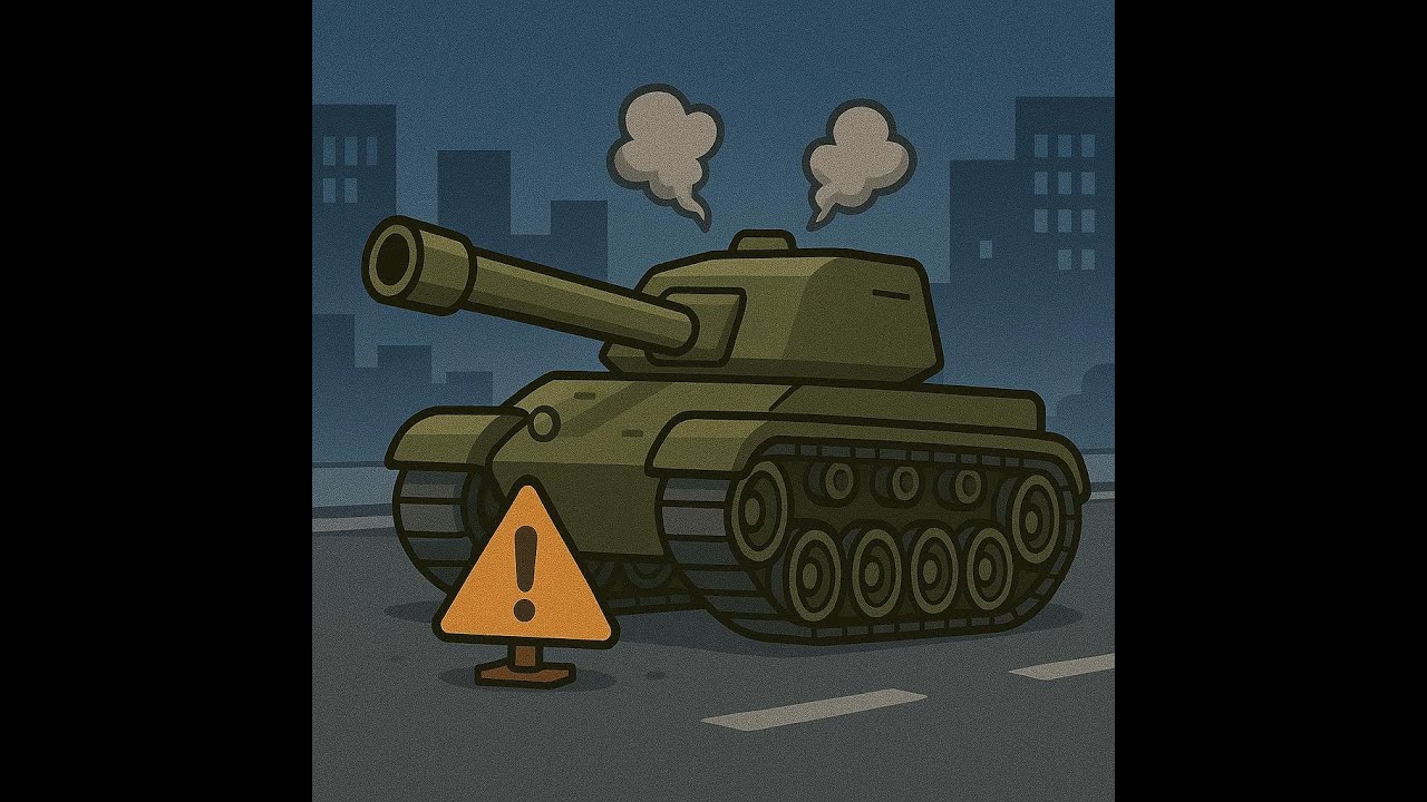台中深夜戰車拋錨！軍方急澄清Tank Breaks Down in Taichung, Army Responds - YouTube