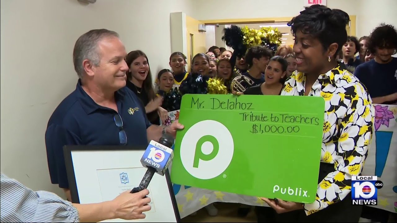Longtime Miami Coral Park High educator honored by Local 10 - YouTube