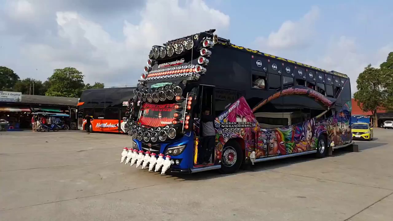 OMG!! TUNING fork Bus customised Thailand Rayong - YouTube