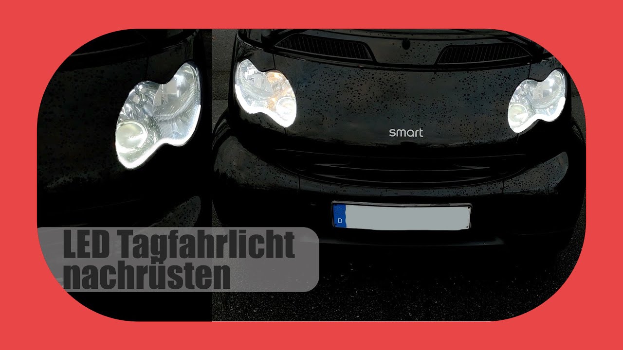 LED Tagfahrlicht nachrrüsten für jedes Auto - Einfach! (gezeigt am ...