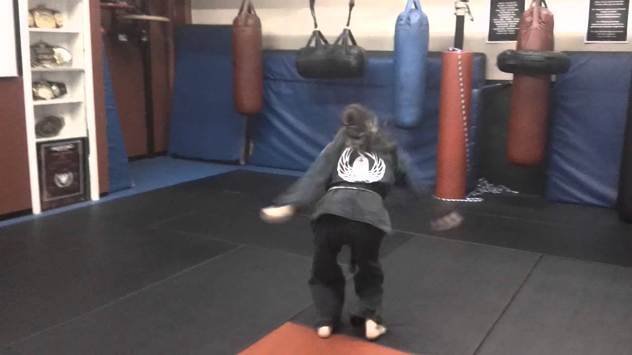 Jump Spinning Hook Kick by Sensei Dru Morin - YouTube