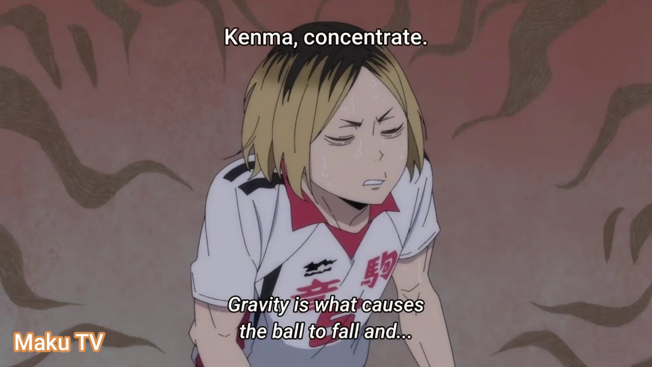 Tired Kenma Hates Gravity (Haikyuu Season 4 Episode 17) - YouTube