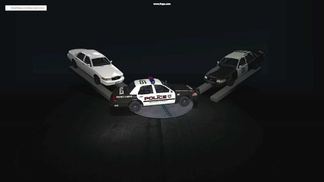 Gmod SentryGunMan's Police car Showcasing - YouTube