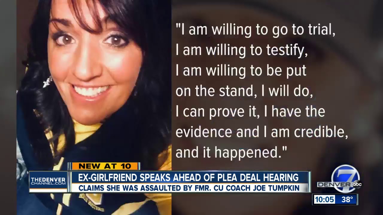 Ex-girlfriend of former CU assistant football coach Joe Tumpkin objects ...
