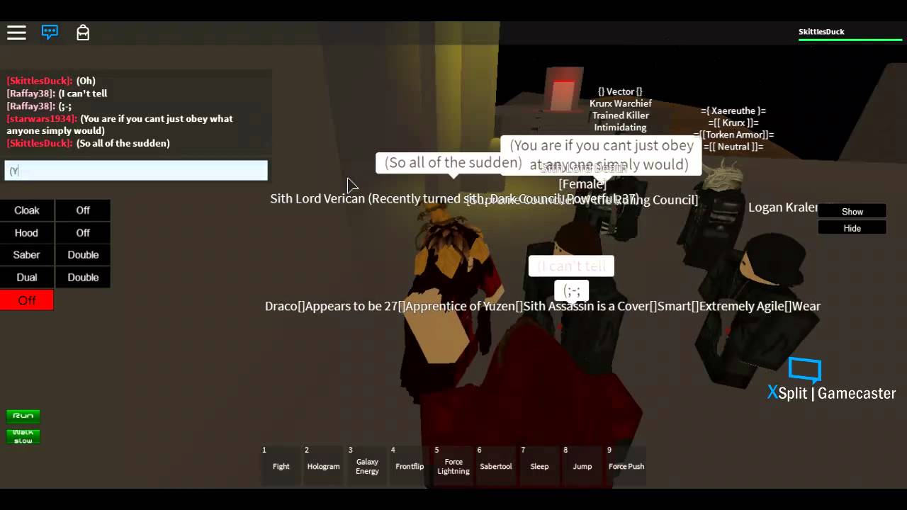 Star wars RP: "SITH LORD" [1] (ROBLOX) - YouTube