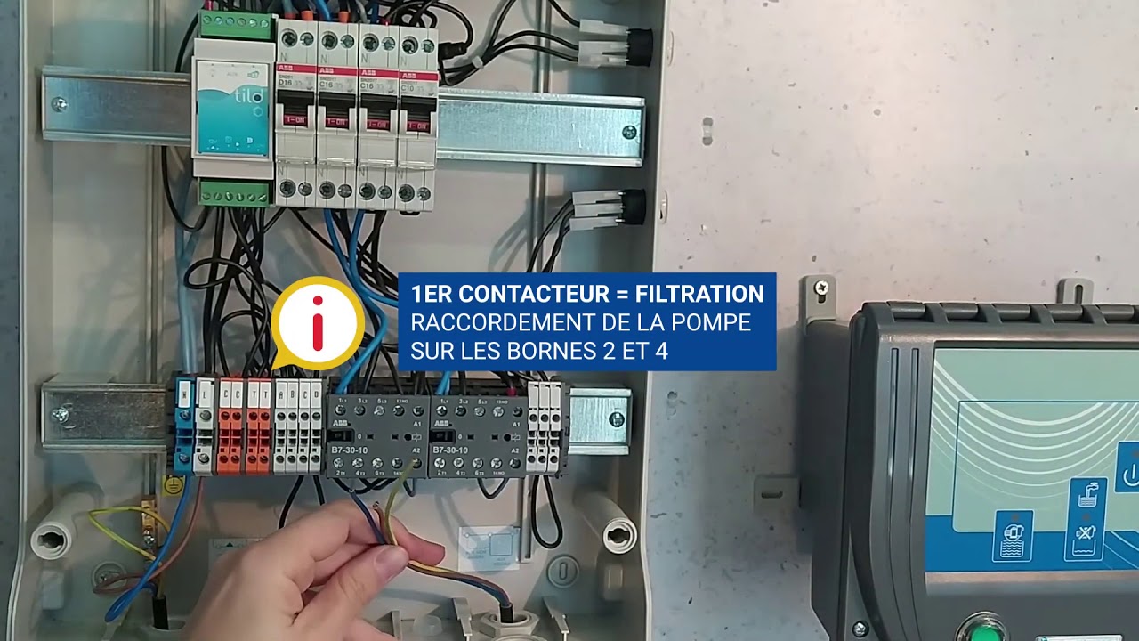 AIDE piscine - Connecter et raccorder le coffret CCEI Tild Connecté nouvelle génération - YouTube