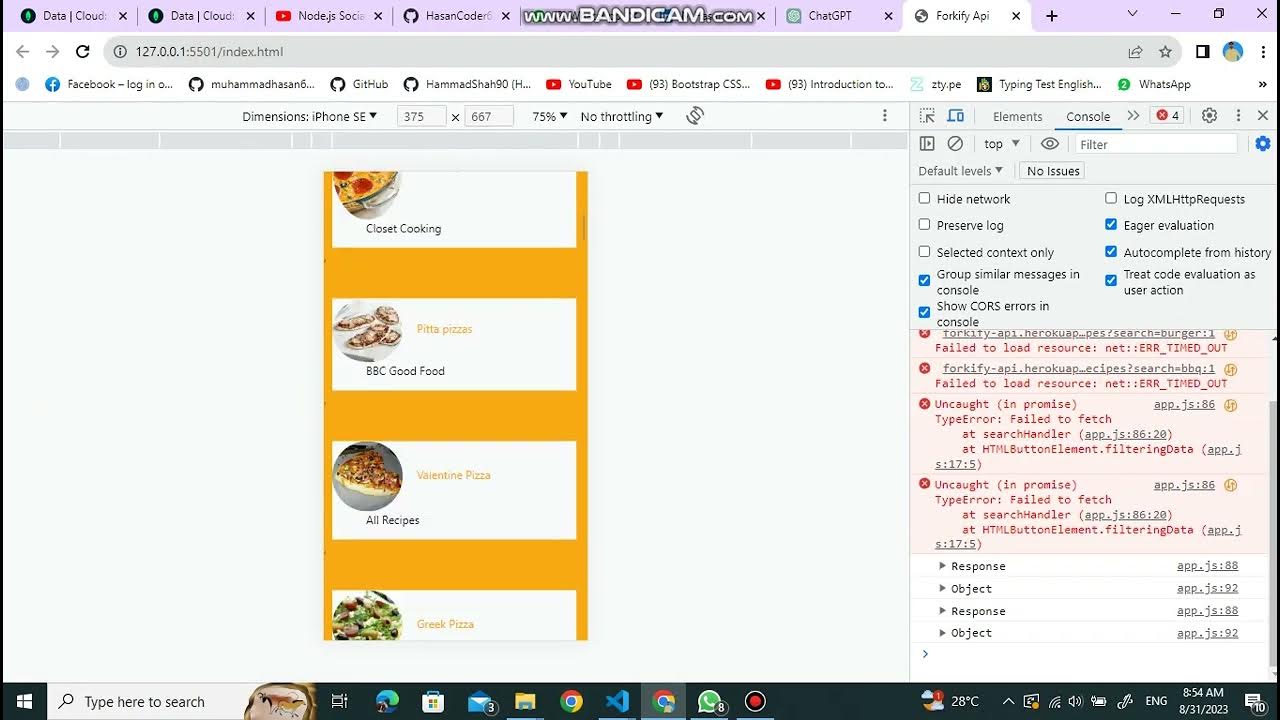 Forkify Project Get Data & displayed in UI - YouTube
